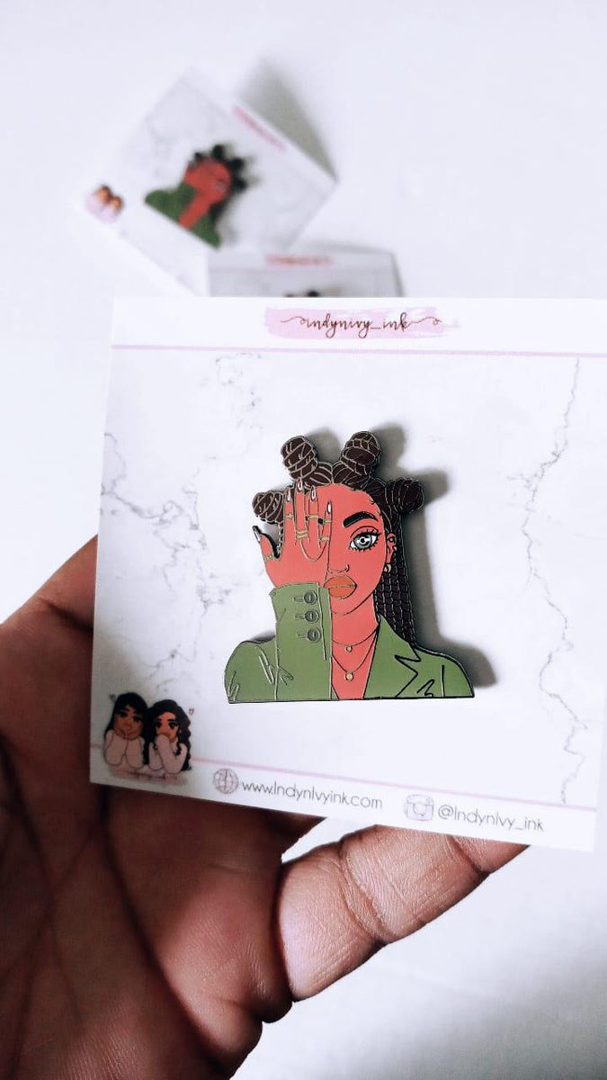 Aesthetically Dope Enamel Pin – IndynIvy_ink